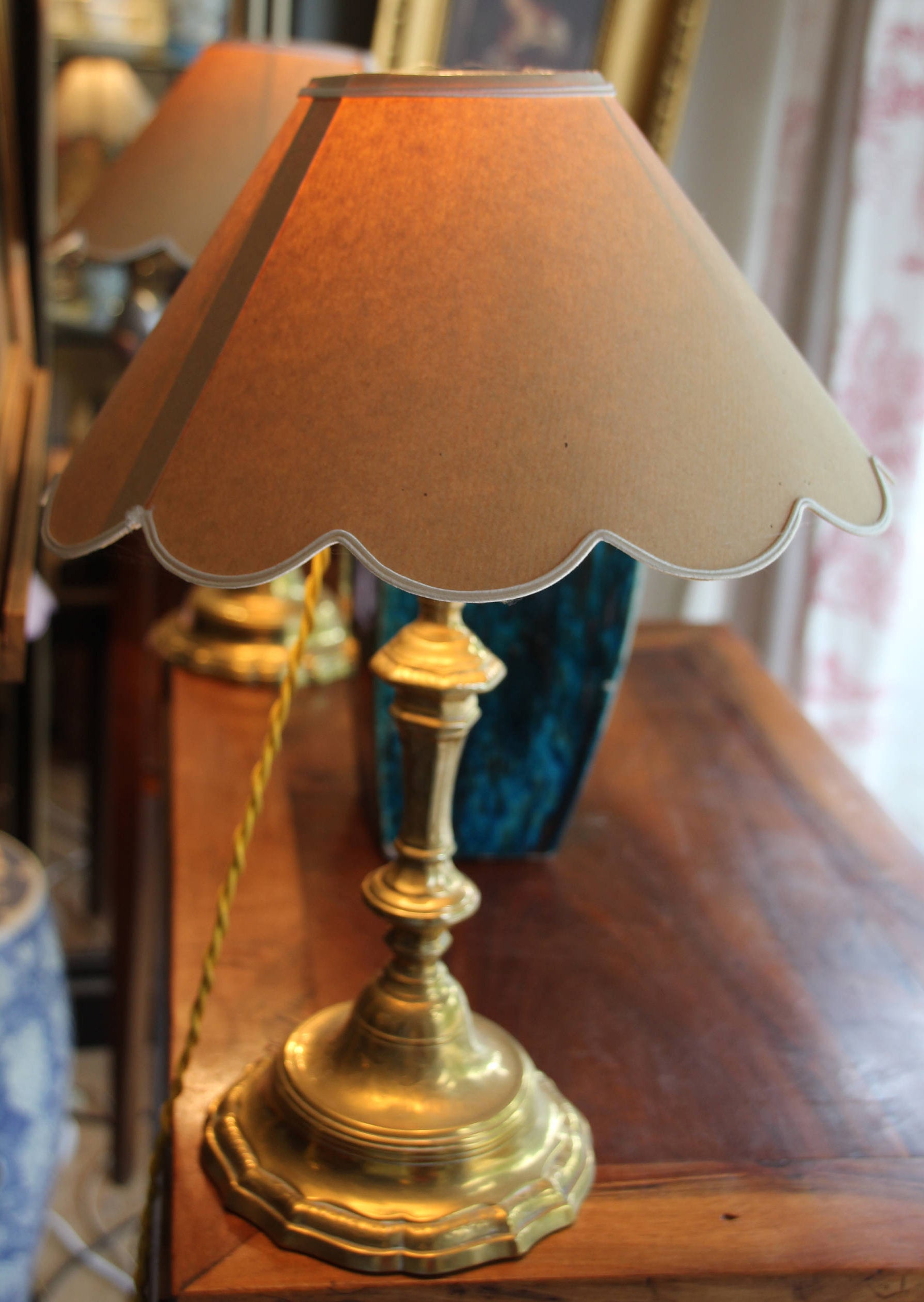 Table lamps French antique lamp Pair of lamps Desk lamp Lamp | Etsy