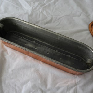 Copper Fish Kettle French Copper Poacher Professional Quality Planter ...