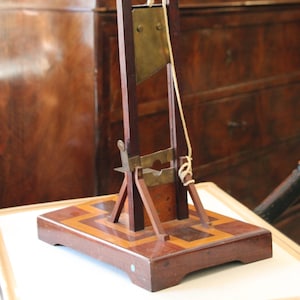 Table Guillotine Cigar Cutter Smoker Gift Tobacco Tobacciana Office ...