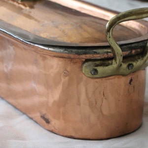 Copper Fish Kettle French Copper Poacher Professional Quality Planter ...