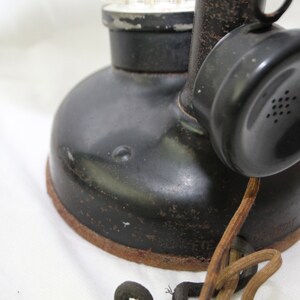 Black Retro Telephone Black Dial Phone 40s Vintage Cell Phone Rotary ...