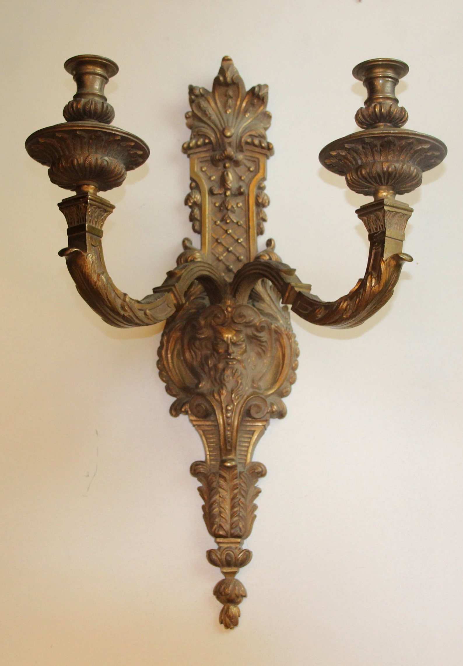 Bronze wall decor Demon decor Devil decor Gothic Wall lights | Etsy