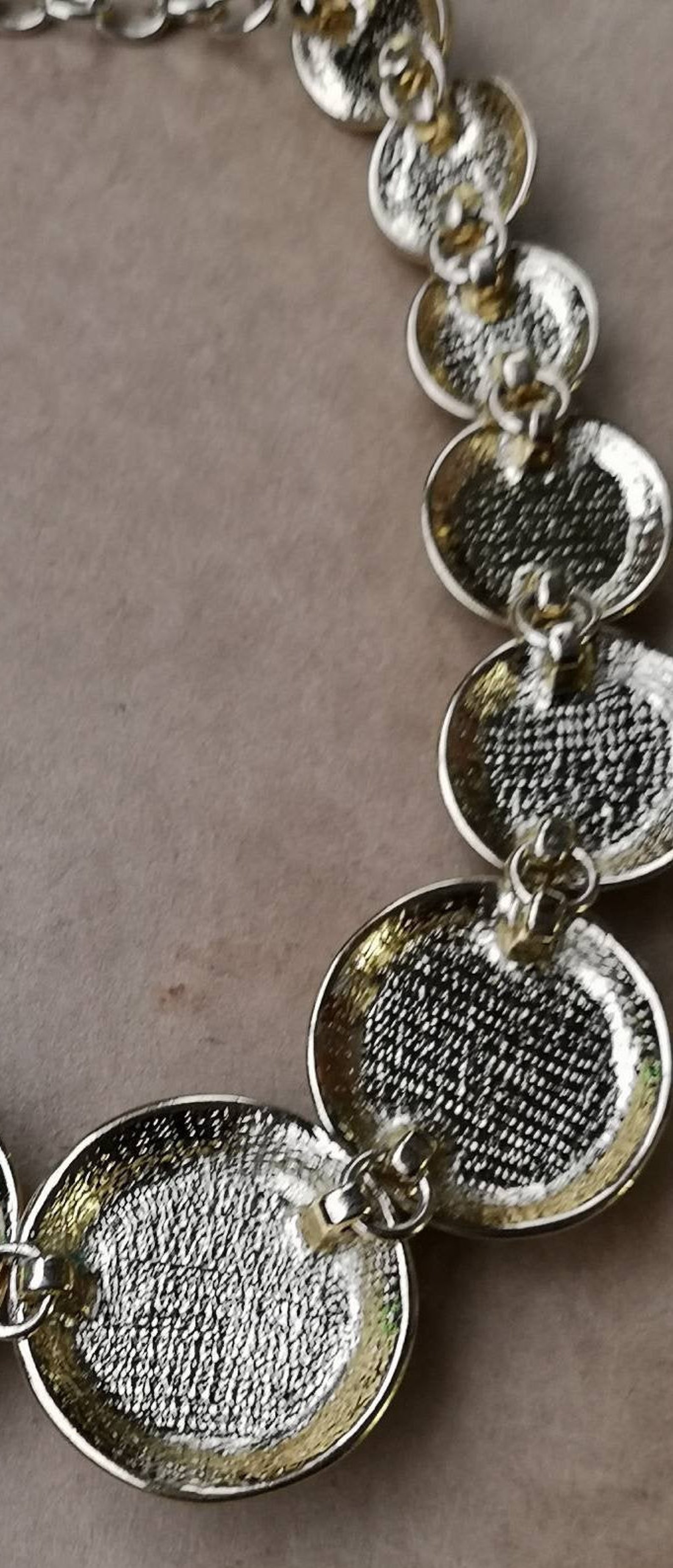 Yves Saint Laurent Necklace YSL Necklace Gold Tone Ebene Wood - Etsy