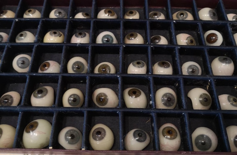Medical Antique Glass Eyes Real Glass Eyes Prosthetic Human Eyes Glass ...