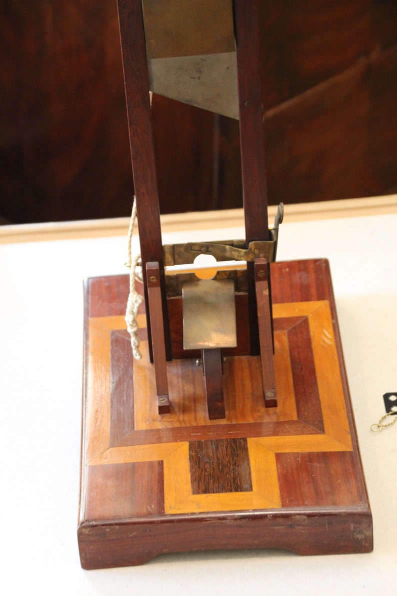 Table Guillotine Cigar Cutter Smoker Gift Tobacco Tobacciana Office ...
