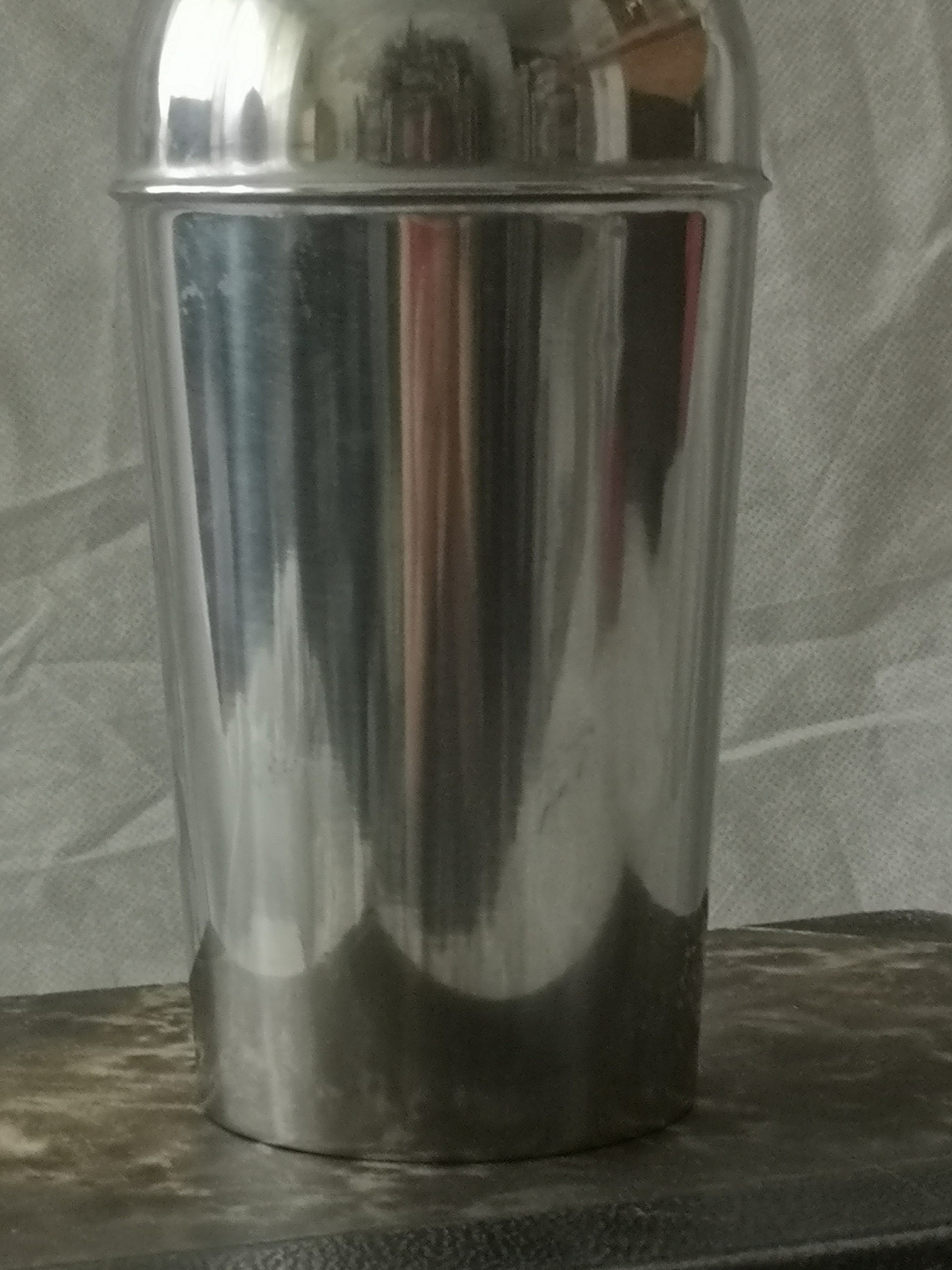 Silver Soda SYPHON Seltzer Bottle Barware Mixed Drinks Bar Decor Man ...
