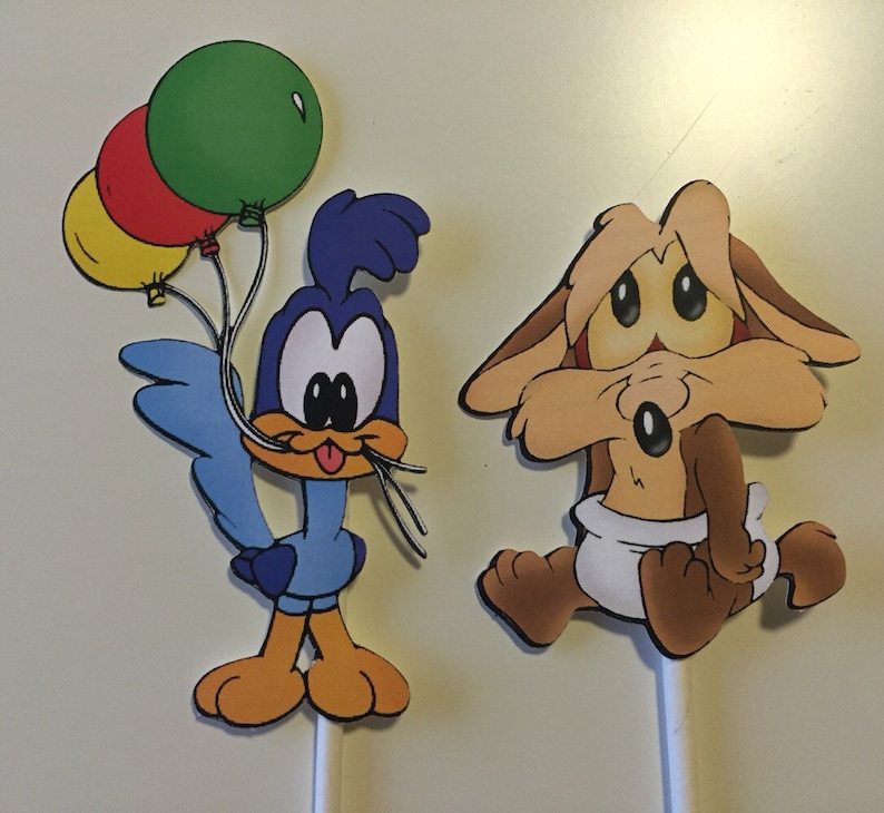 Looney Tunes Cake Topper Set of 8/Cupcake Toppers/Bugs | Etsy
