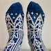 Nordic Sock Knitting Pattern Ice Palace Stranded Colorwork - Etsy