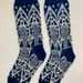 Nordic Sock Knitting Pattern Ice Palace Stranded Colorwork Socks, Cuff ...