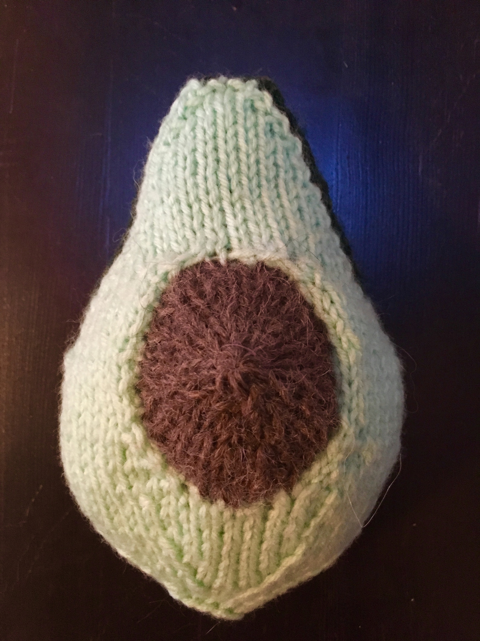 Avocado Knitting Pattern: Amigurumi Knitted Plush Veggie (PDF Pattern ...