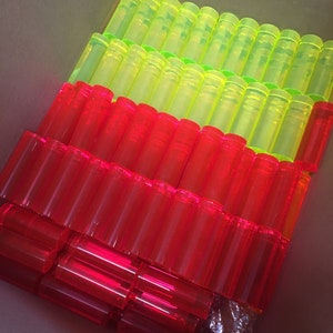 FLUORESCENT Extruded Acrylic Rod - Choose From 5 Different Colors! - Etsy