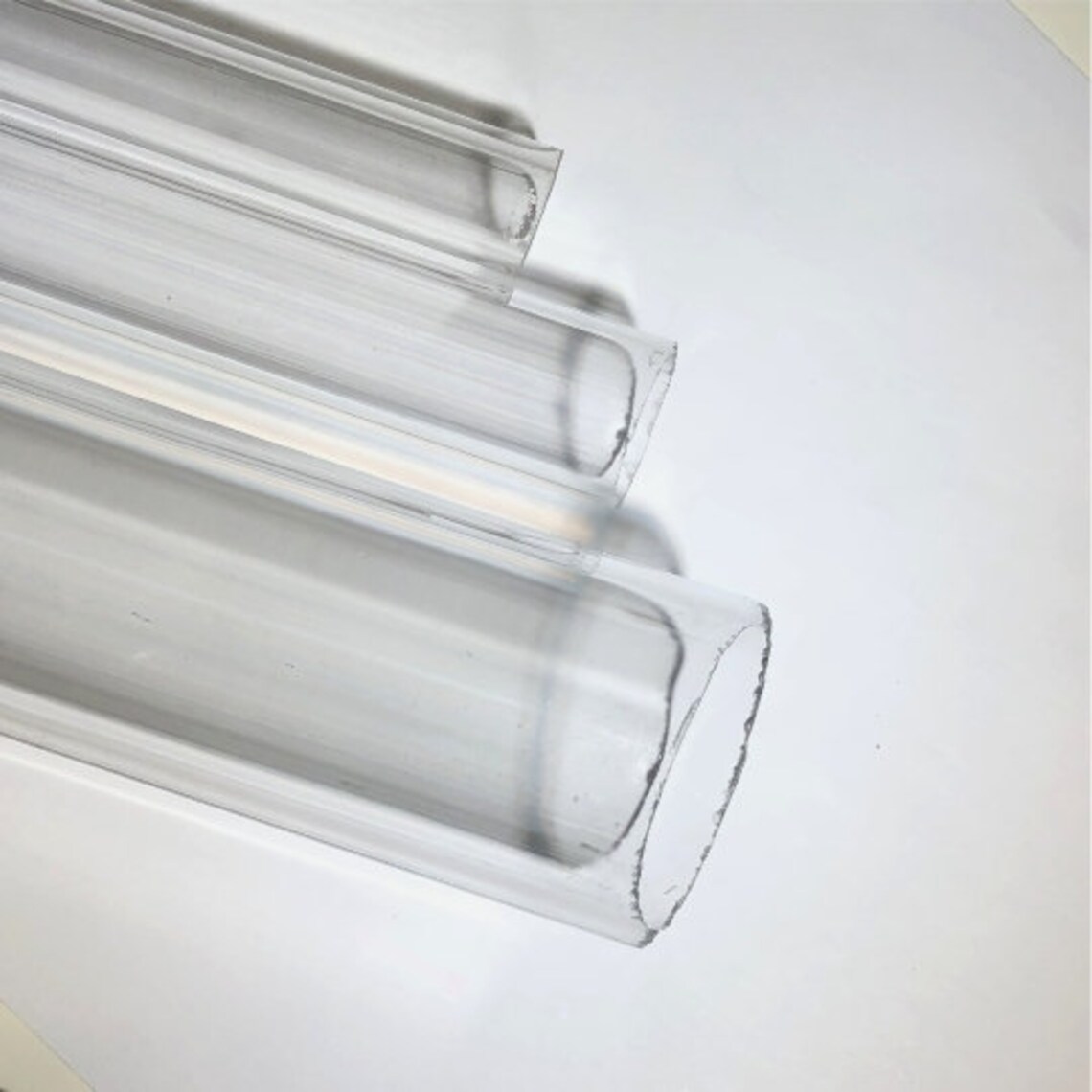 Acrylic Tube - CLEAR - Extruded - Varying Thicknesses - Etsy