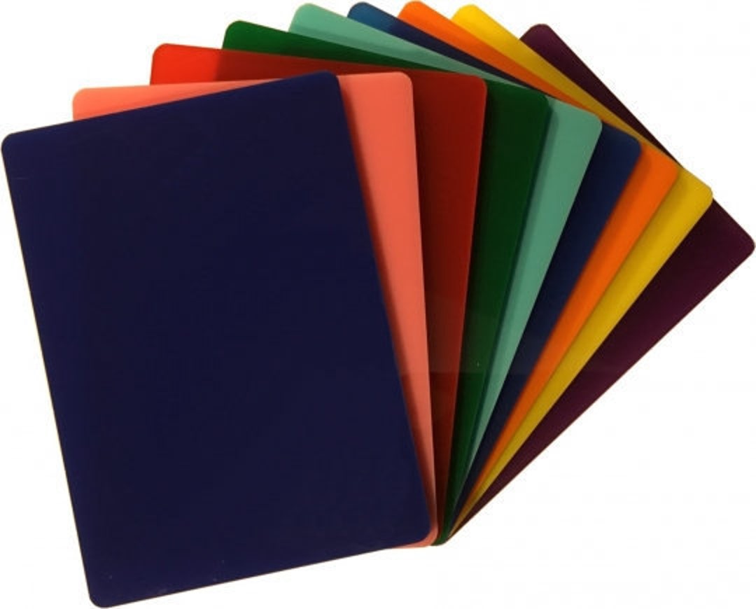 Acrylic Sample Kits - Translucent, Transparent, Mirror, Glitter, Frost ...