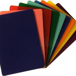 Acrylic Sample Kits - Translucent, Transparent, Mirror, Glitter, Frost ...