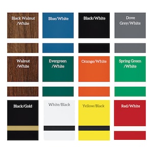 Laserable Acrylic Sheet - 2-tone - Multiple Colors! 1/16" Thick - Etsy