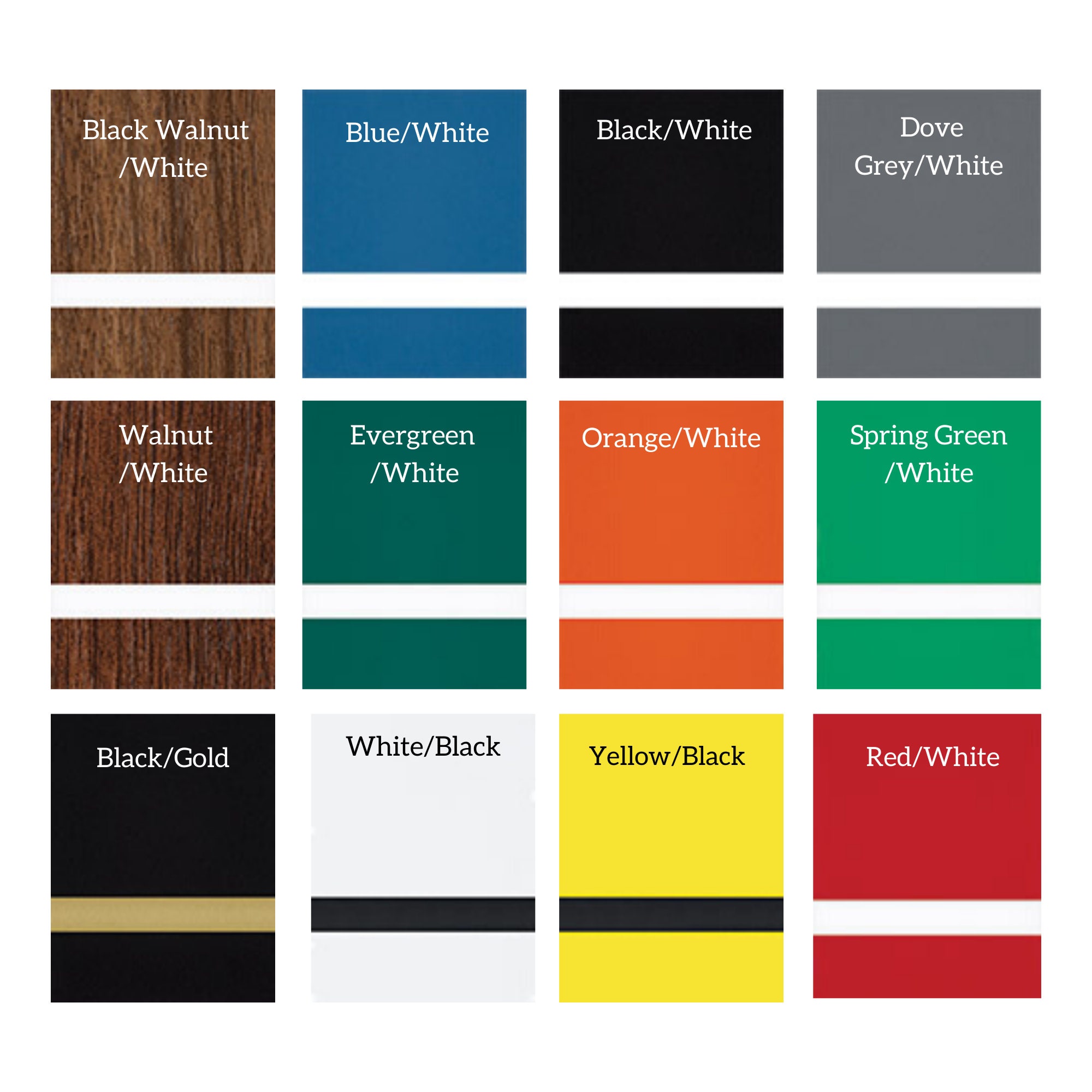 Laserable Acrylic Sheet - 2-tone - Multiple Colors! 1/16" Thick - Etsy UK
