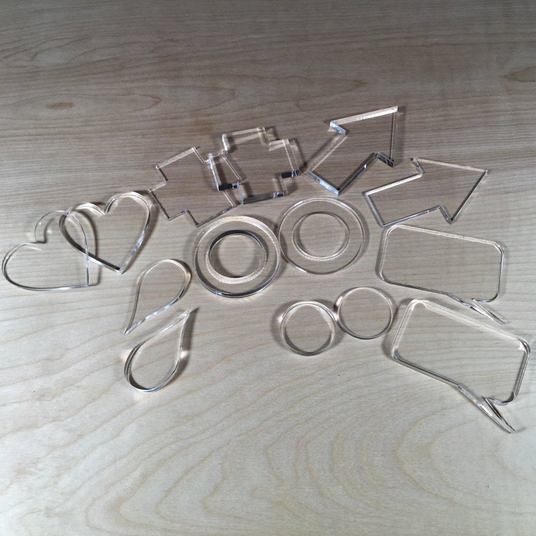 Acrylic Shapes - Range of Shapes in Multiple Thicknesses - Etsy