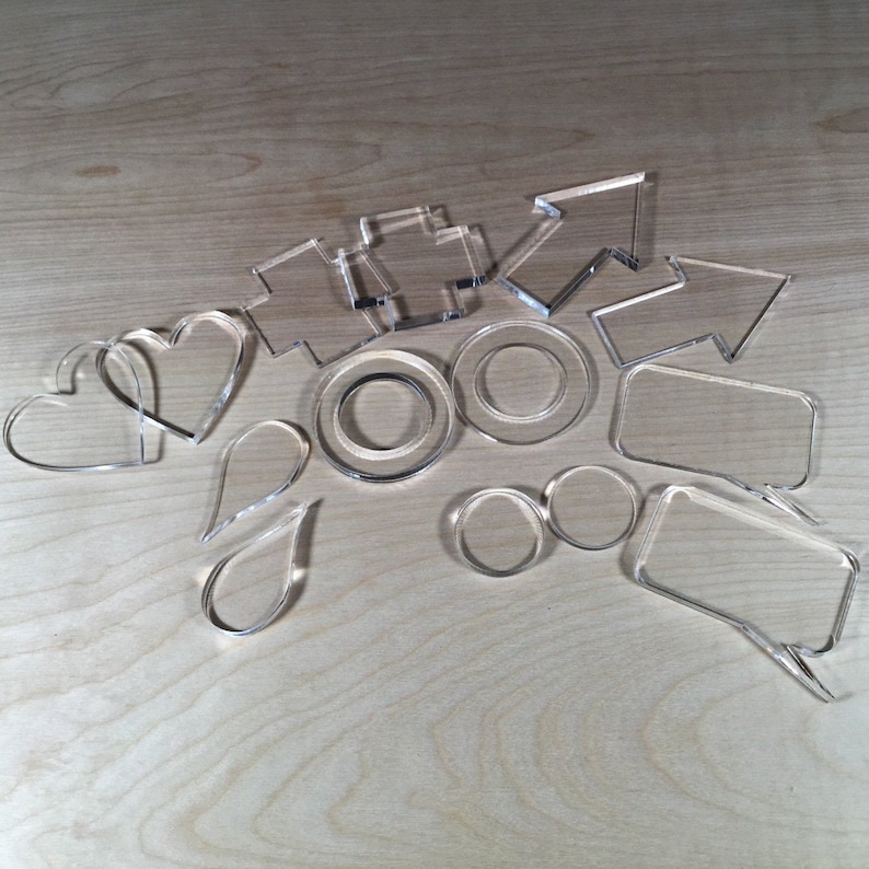 Acrylic Shapes - Range of Shapes in Multiple Thicknesses - Etsy
