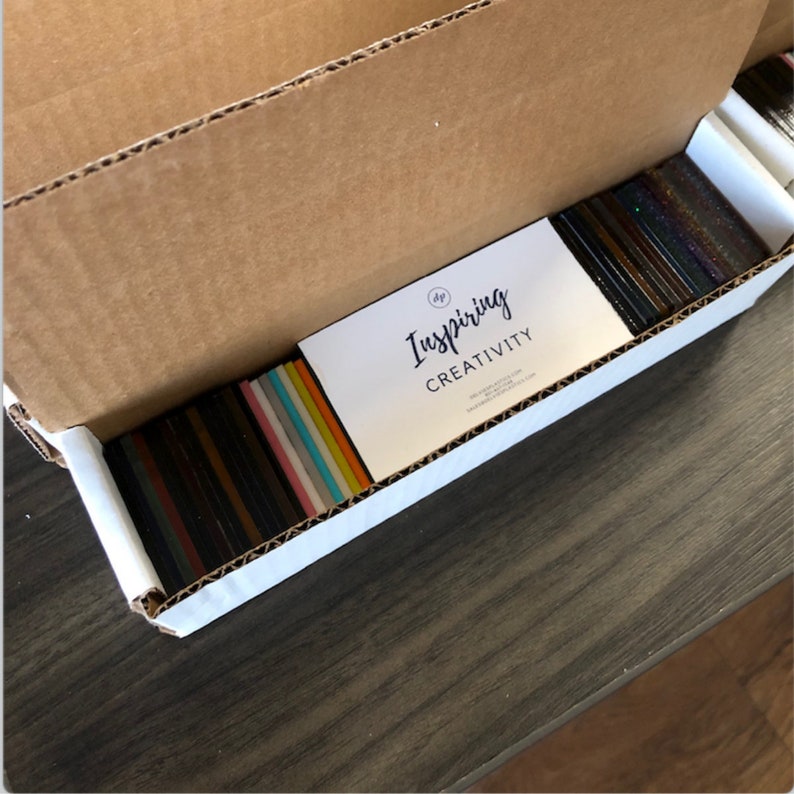 Acrylic Sample Kits - Translucent, Transparent, Mirror, Glitter, Frost ...