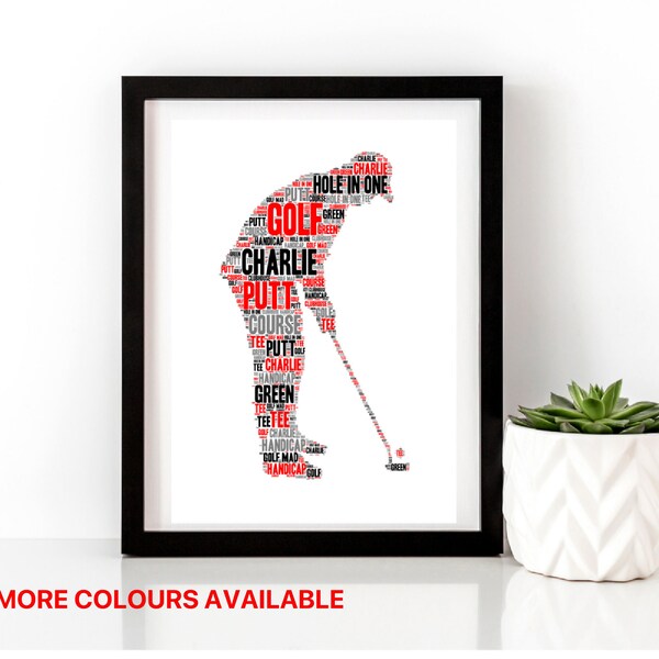Golf Word Art - Etsy