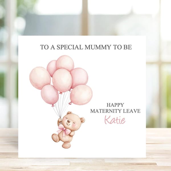 Maternity Leave Card - Etsy UK