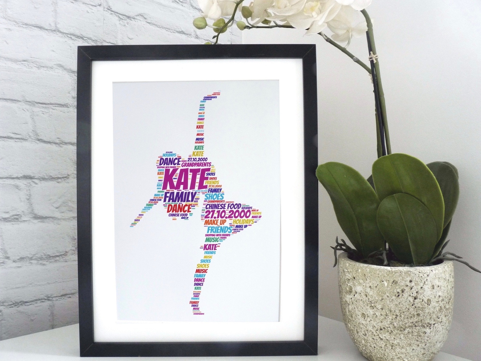 Personalised Dancer Print Personalised Dancer Print Dance | Etsy UK