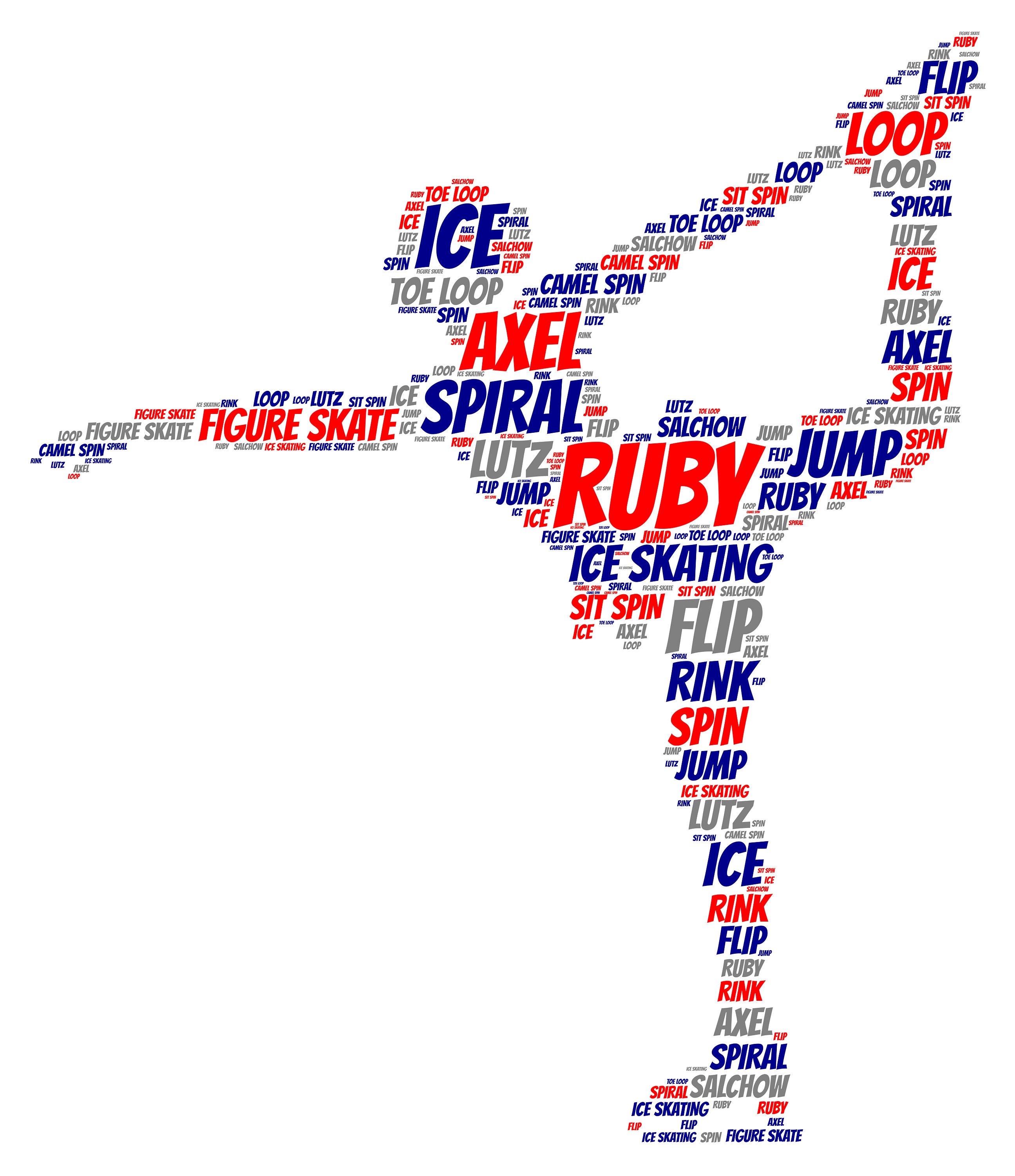 Personalised Ice Skating Print Personalised Ice Skater Print - Etsy UK