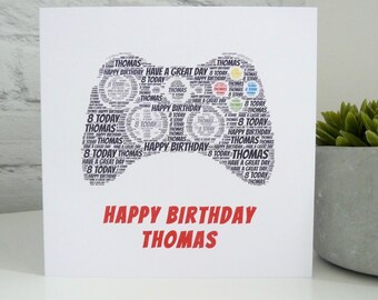 Playstation Birthday Card | Etsy