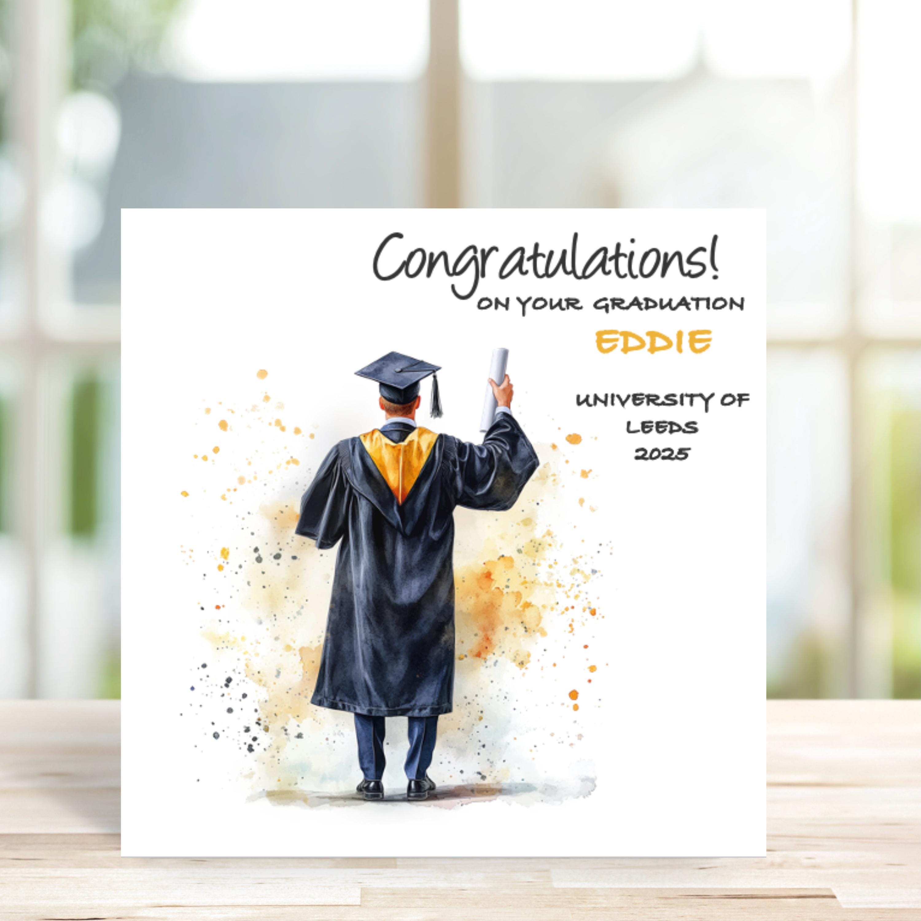 Personalised Graduation Card, Congratulations on Your Graduation Card ...