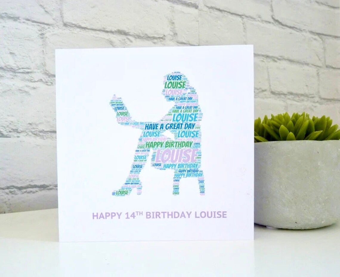 Personalised Reading Birthday Card Bookworm Birthday Card - Etsy UK