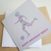 Personalised Girl Footballer Card, Personalised Girl Soccer Player Card ...