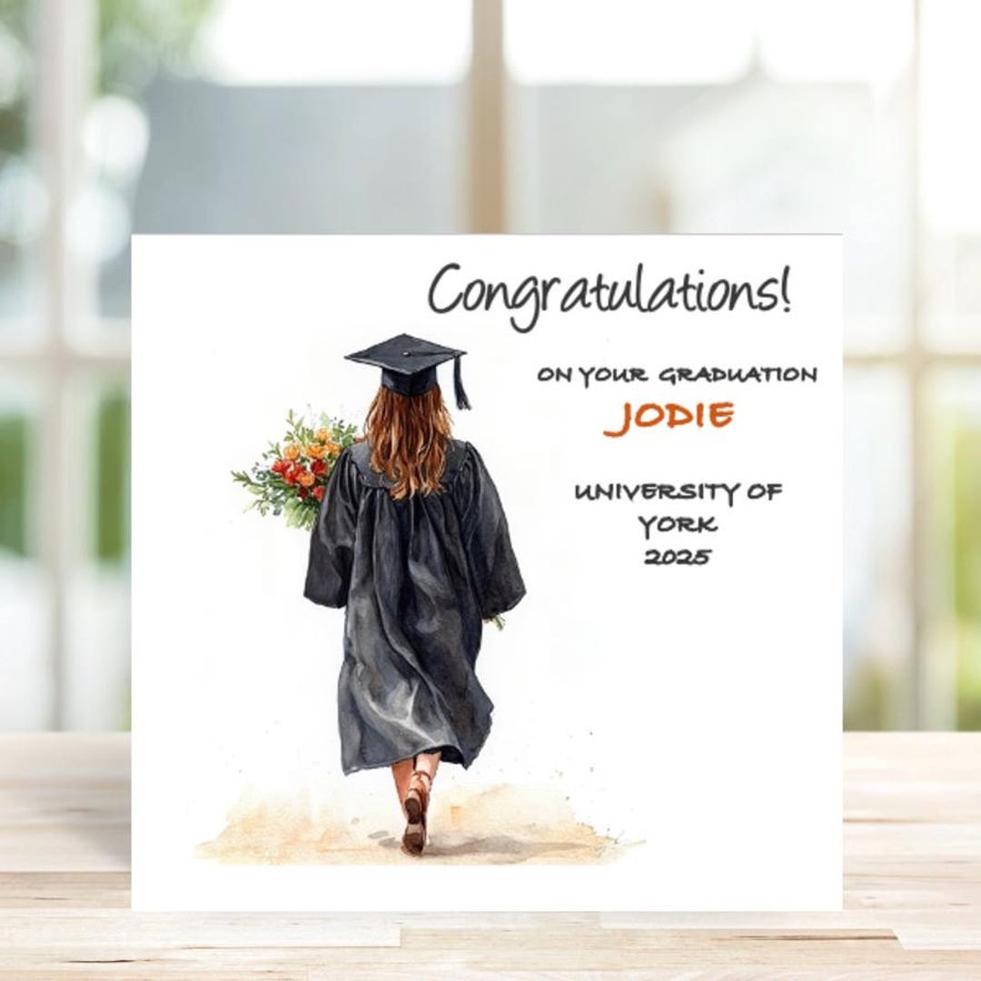 Personalised Graduation Card, Congratulations on Your Graduation Card ...