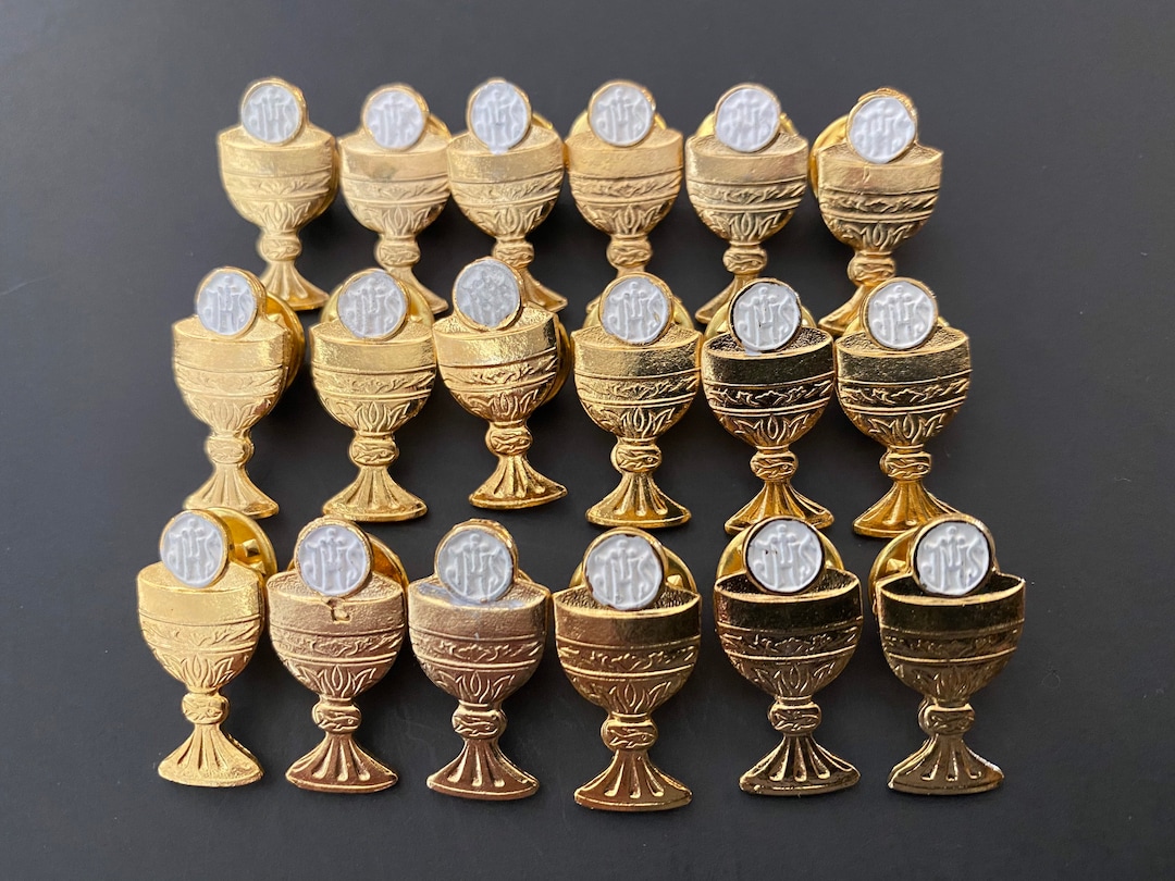 12 Pieces Chalice Lapel Pins - Etsy