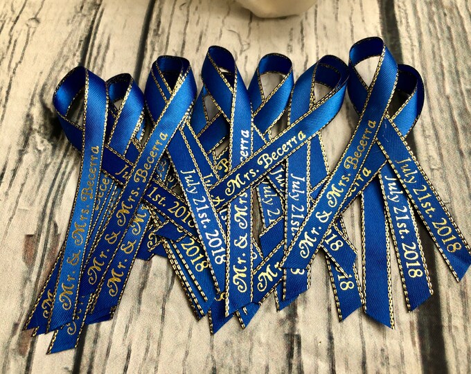 FREE SHIPPING 25 Personalized Ribbons for All Occasions, 3/8 Wide ...
