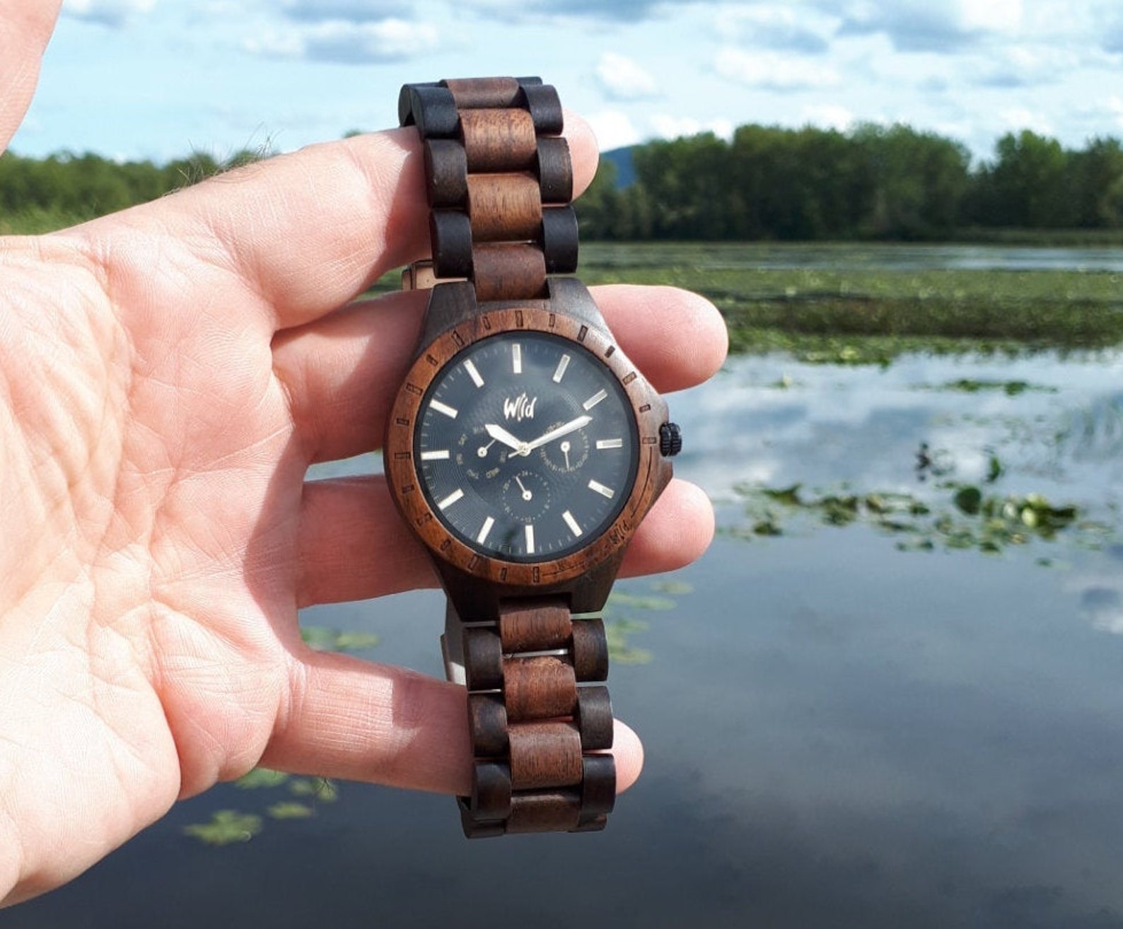 Wood Watch Wooden Watch Engraved Watch Watch for Mens - Etsy