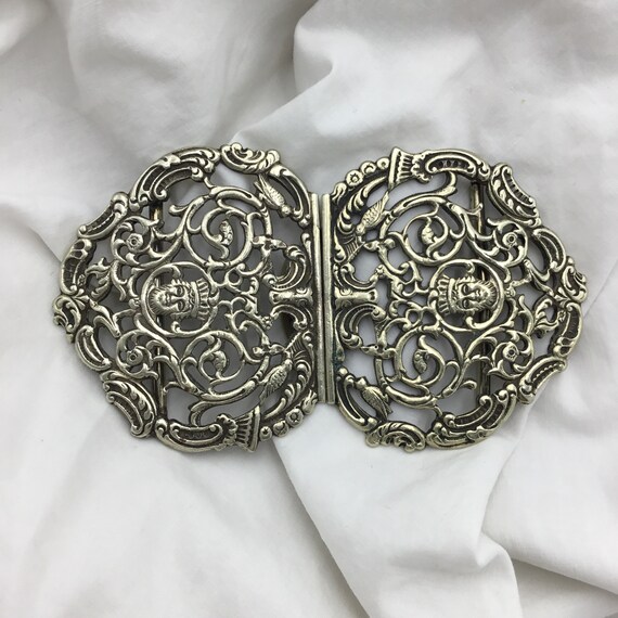 Antique large silver plate EPNS buckle. Arts and craf… - Gem