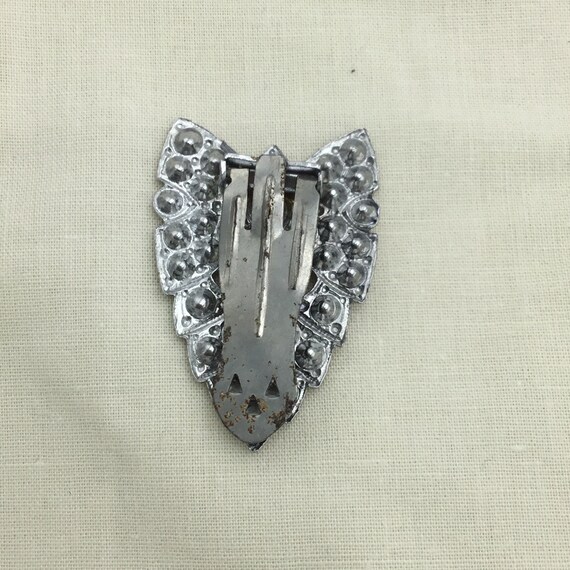 Vintage 1920s to 1930s Art Deco white rhinestones med… - Gem