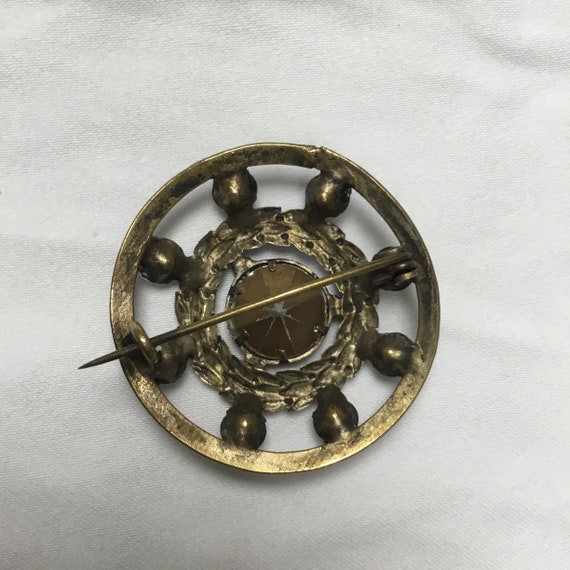Antique early 1900s clear glass paste rhinestone orna… - Gem