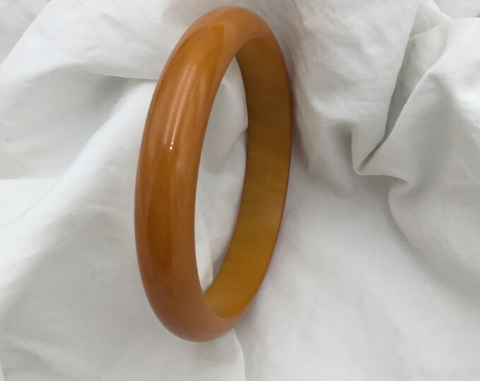 Vintage Art Deco 1920s Bakelite Early Plastic Butterscotch Orange ...