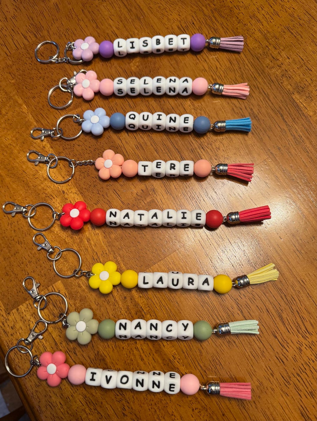 Silicone Bead Keychains - Etsy