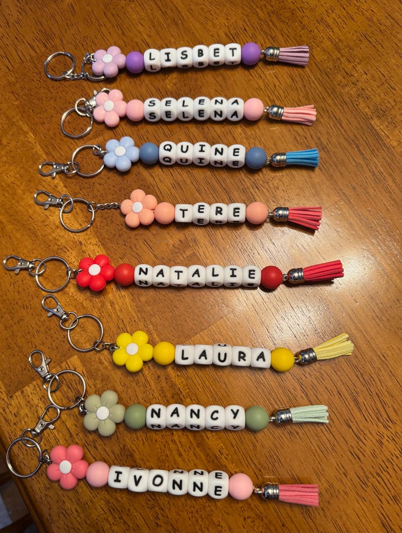 Silicone Bead Keychains - Etsy