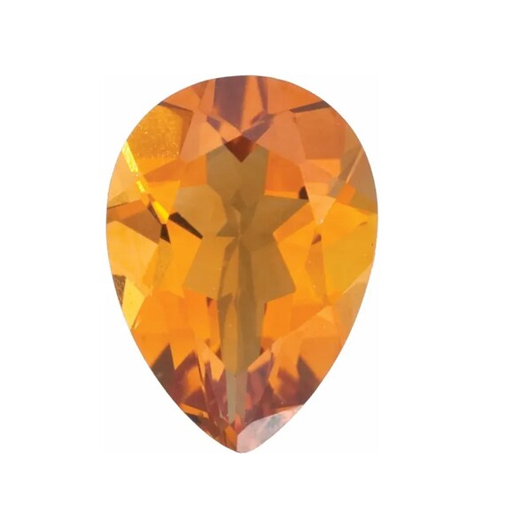 Natural Citrine Pear Shape Faceted AAA/AA/A Quality Gemstone | Etsy