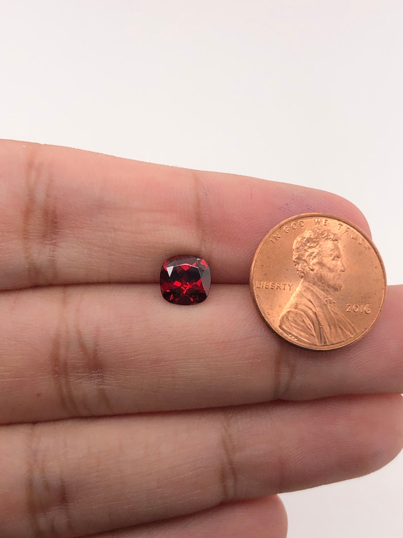 Natural Mozambique Garnet Cushion Cut Shape AAA Quality From 4MM-15MM ...