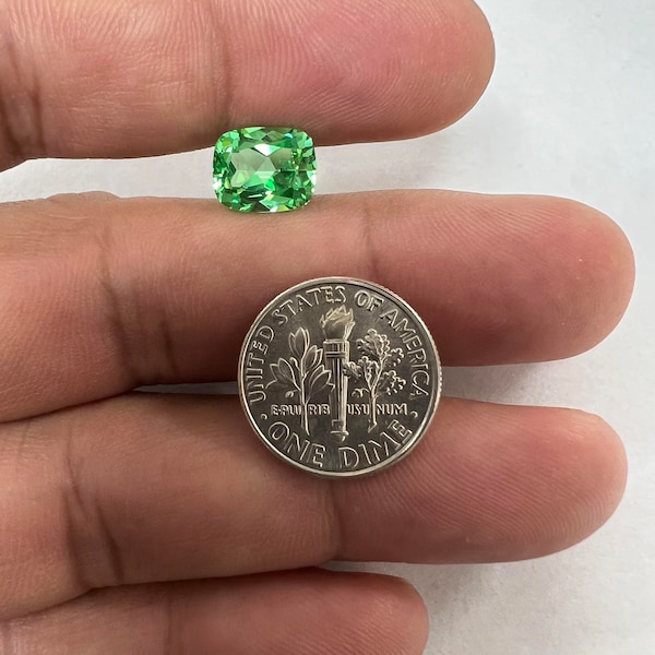 Lab Grown Green Sapphire - Etsy