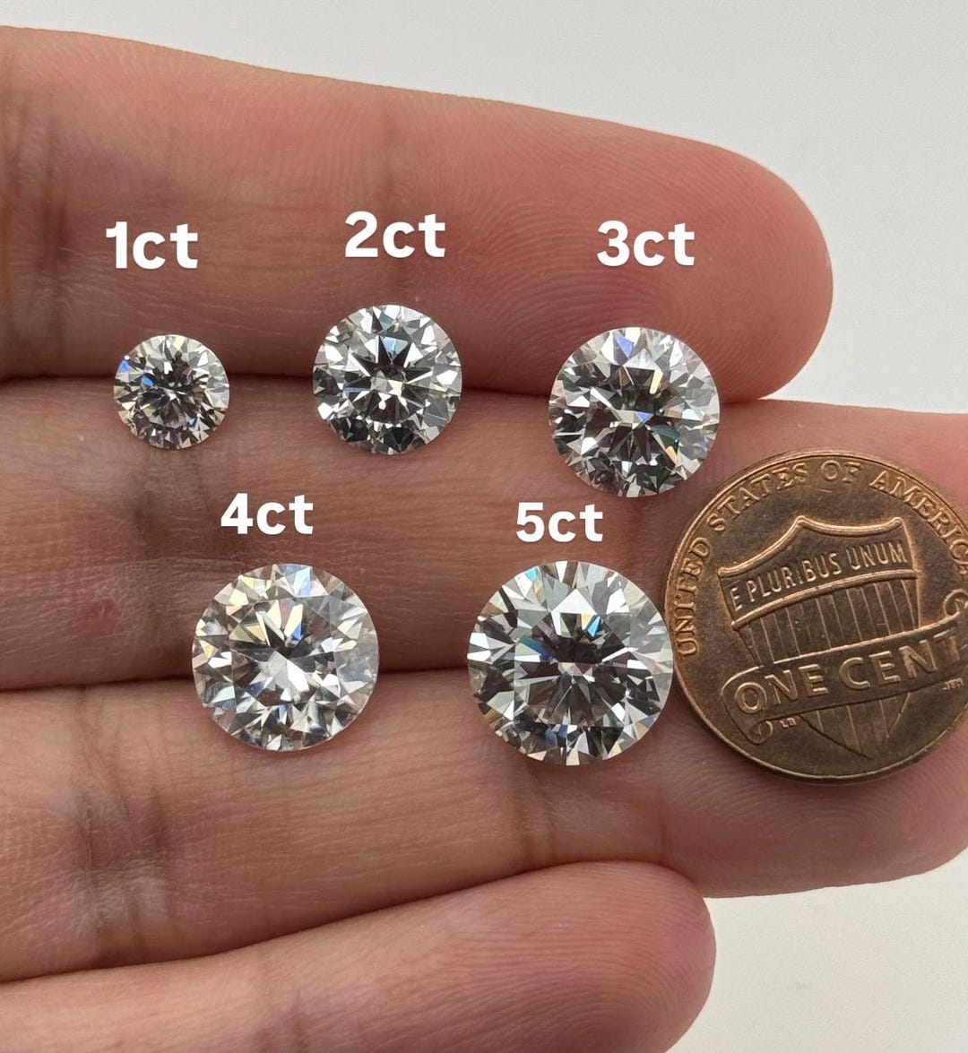 Lab Grown Diamond Round Brilliant Cut - EF Color VS1 Clarity - IGI ...