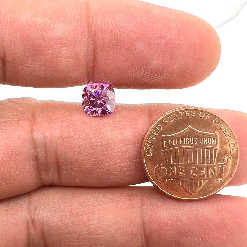 Pink Moissanite - Etsy