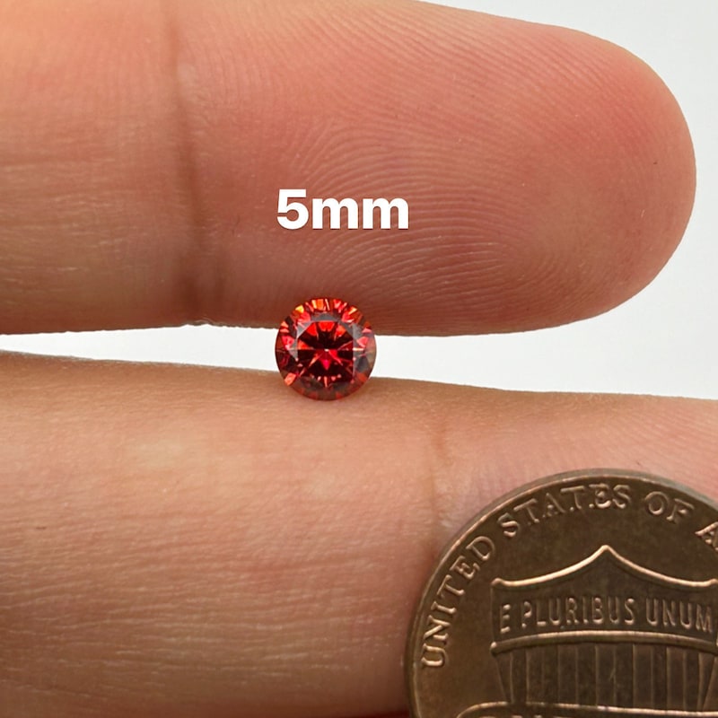 Loose Moissanite Ruby - Etsy