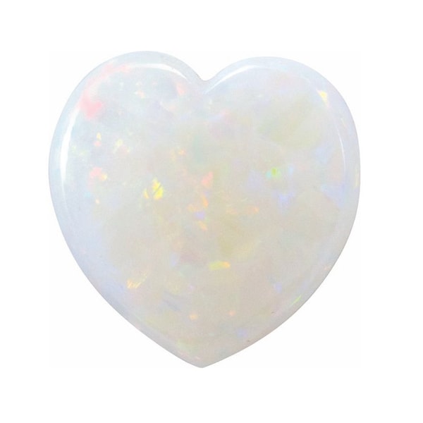 Opal Heart - Etsy
