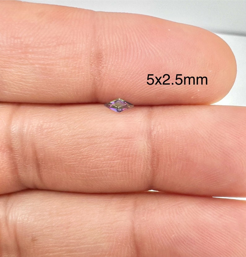 Natural Mystic Green Topaz Gemstone | Loose Lozenge Shape Stones ...