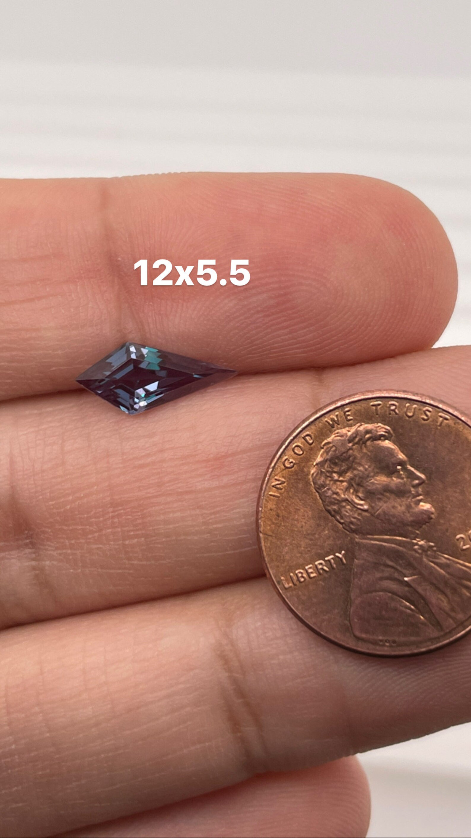 Lab Created Alexandrite Kite Shape Step Cut AAA Quality Available in ...